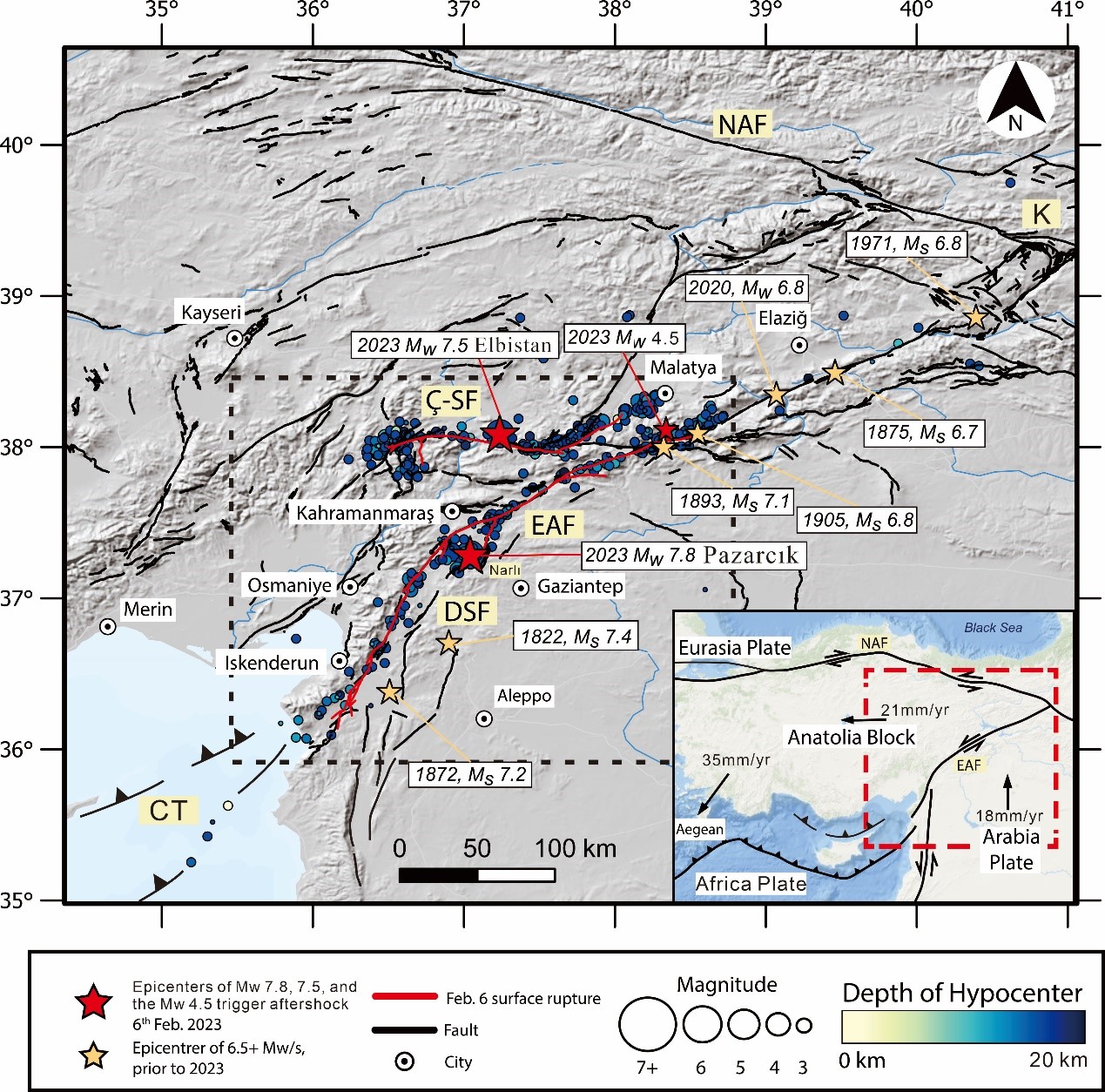 Timothy Kusky教授团队，Science，2024，震后地表受破坏最大位置不一定是震中-地质过程与矿产资源国家重点实验室